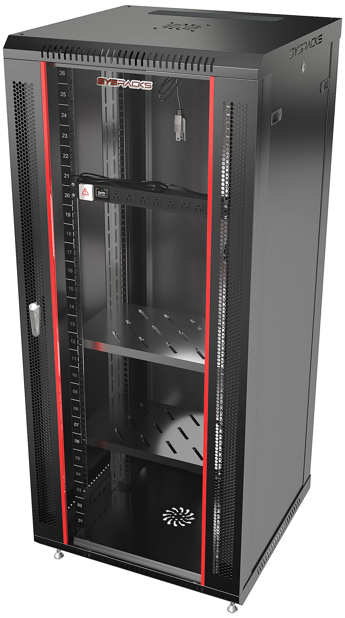 GetUSCart- Server Rack - 27U Wall Cabinet - Wall Mount Rack Enclosure ...