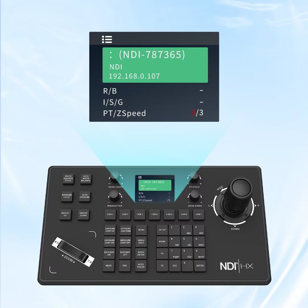 GetUSCart- NDI PTZ Controller PTZ Camera Joystick Controller, PoE ...