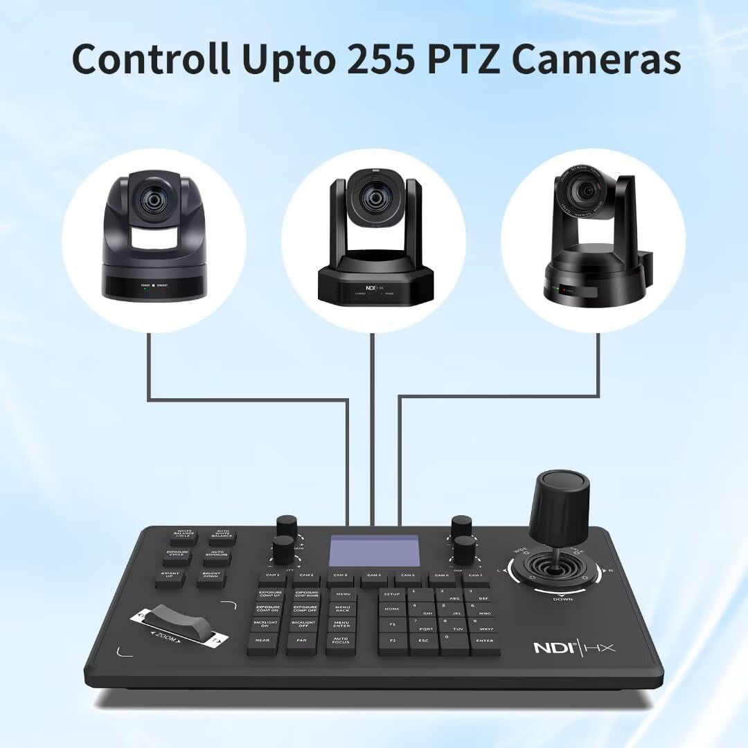 GetUSCart- NDI PTZ Controller PTZ Camera Joystick Controller, PoE ...