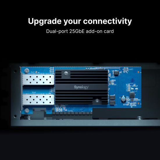 GetUSCart- Synology 2-Port 25GbE SFP28 PCIe Network Adapter E25G30-F2