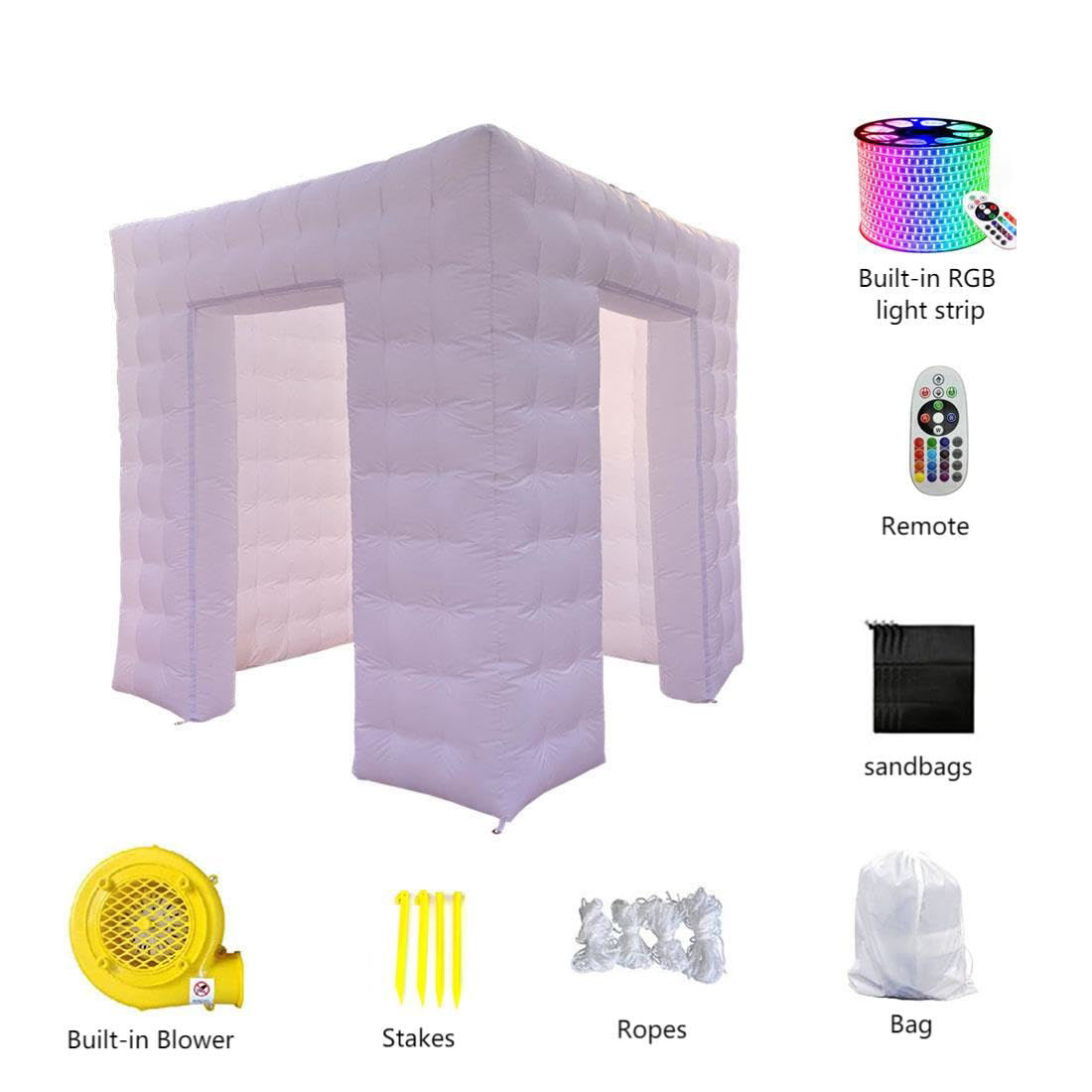 GetUSCart- Inflatable Photo Booth Enclosure Photobooth Tent |8.2' L x 8 ...