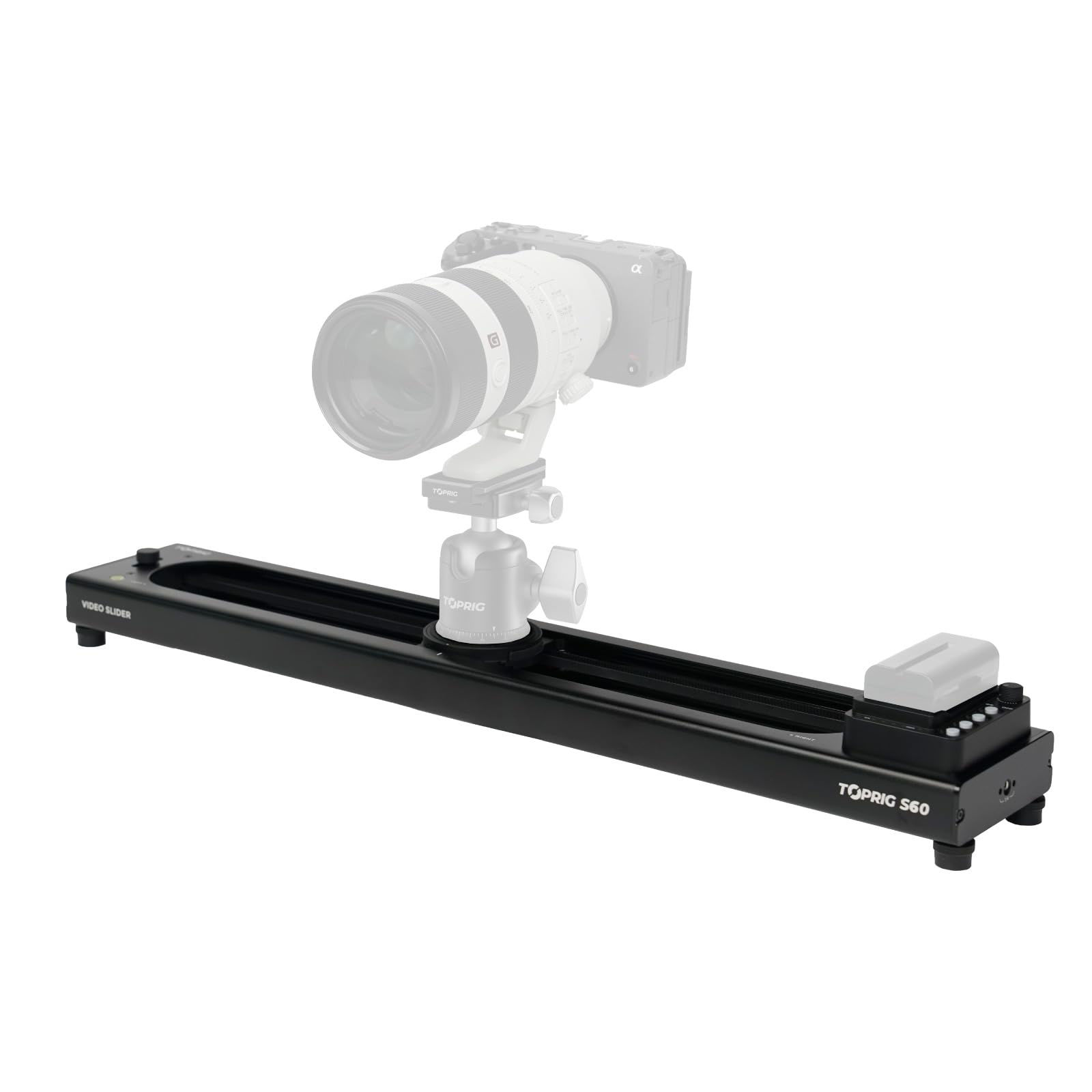 GetUSCart- Accsoon toprig Camera Slider, Adjustable 24''/60cm Motorized ...