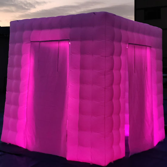 GetUSCart- SAYOK Portable Inflatable Photo Booth Enclosure (White, Two ...