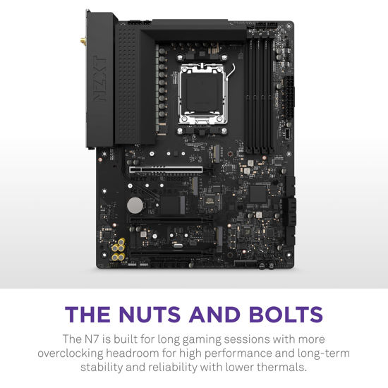 GetUSCart- NZXT N7 B650E - AMD B650 Chipset - Supports AMD Ryzen 9000 ...