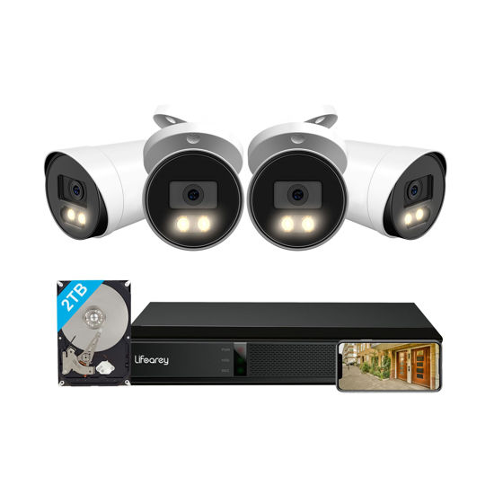 GetUSCart- Lifoarey Security Camera System, PoE Wired Camera System, 4K ...