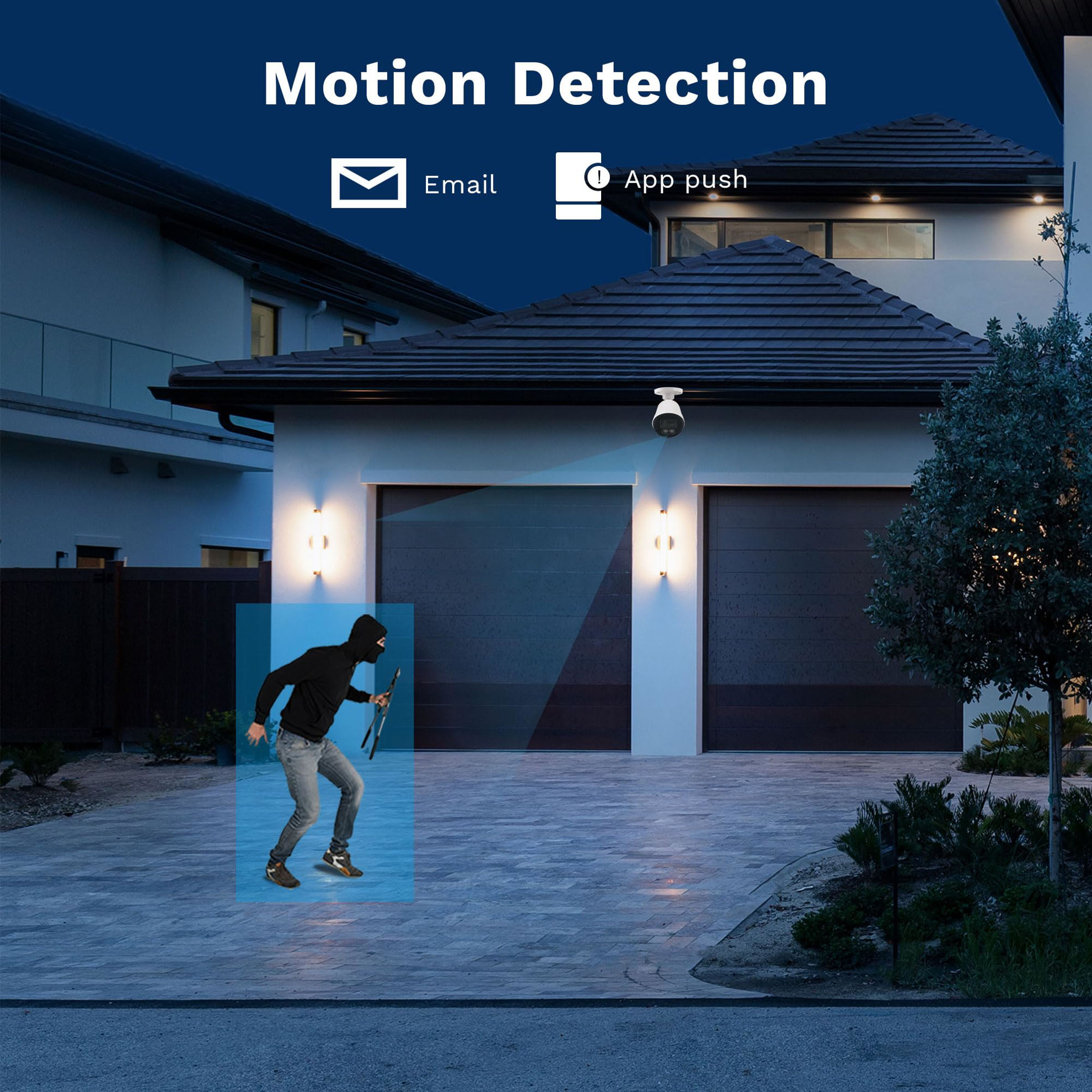 GetUSCart- Lifoarey Security Camera System, PoE Wired Camera System, 4K 8CH NVR and 4pcs 5MP ...