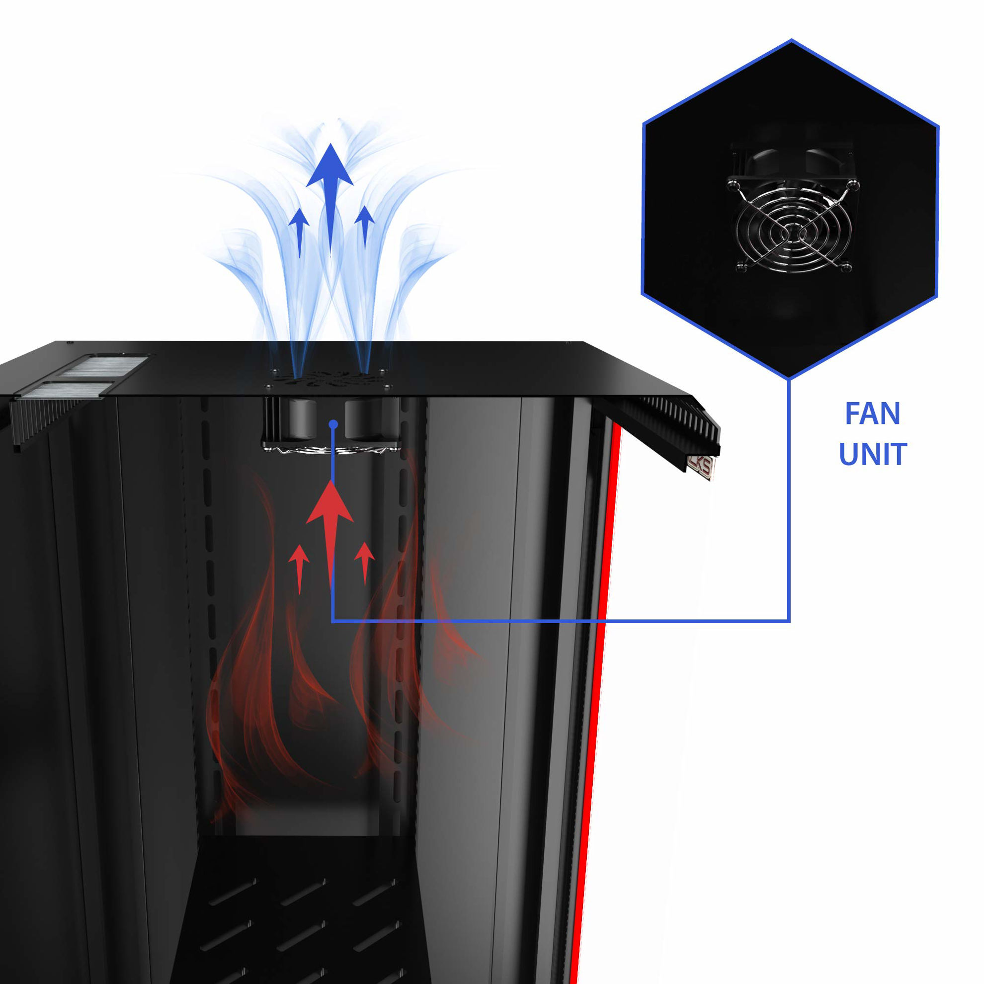 GetUSCart- Server Rack - Wall Mount Network Enclosure - Locking Wall IT ...