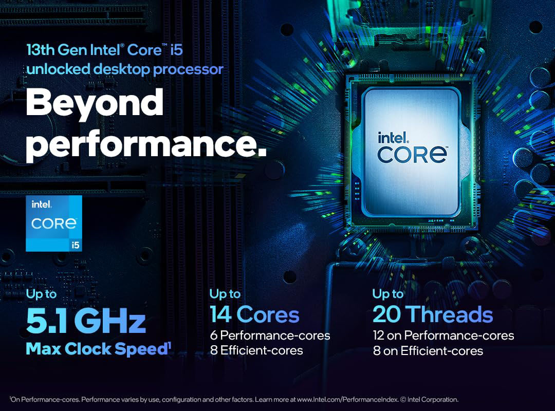 GetUSCart- Intel Core i5-13600KF Desktop Processor 14 cores (6 P-cores ...