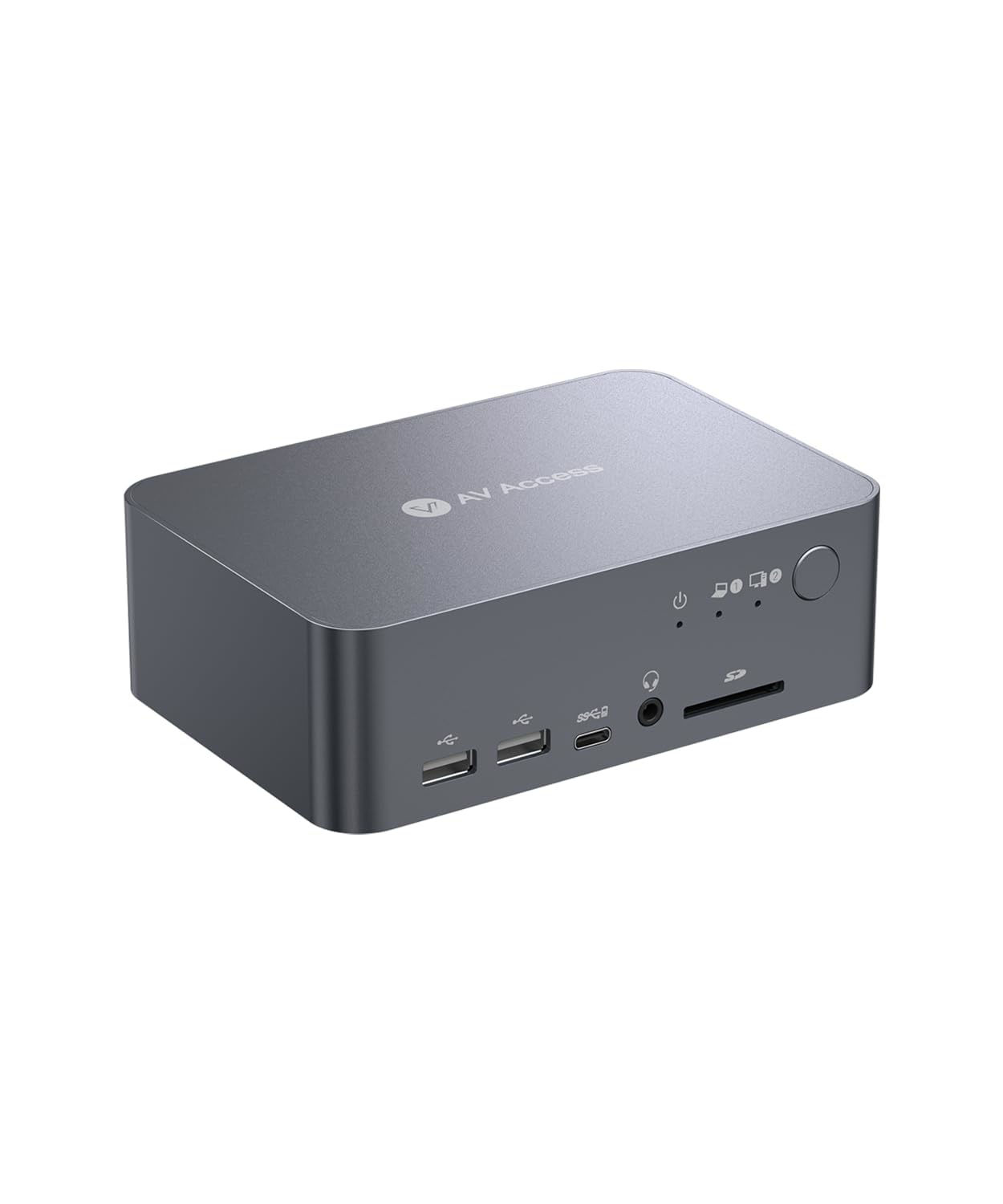 GetUSCart- AV Access Dual Monitor KVM Switch Docking for Laptop ...