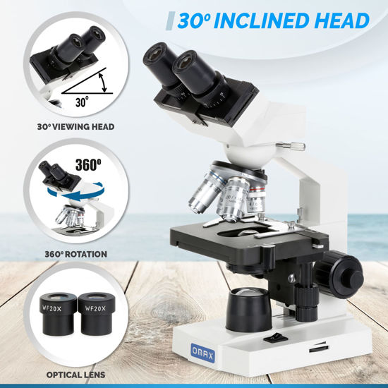 GetUSCart- AmScope OMAX M82E Series LED Binocular Compound Lab ...