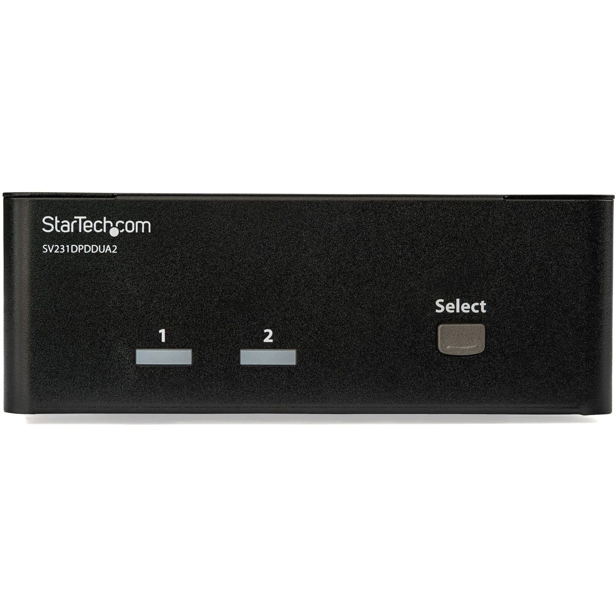 GetUSCart- StarTech.com 2-Port DisplayPort KVM Switch - Dual-Monitor ...