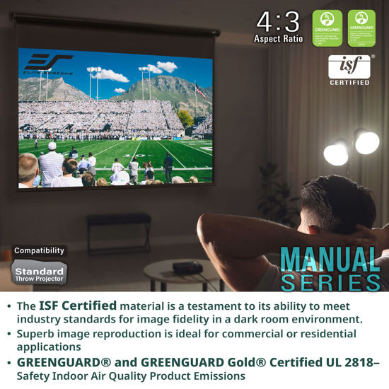 GetUSCart- Elite Screens Manual Series, 100-INCH 16:9, Pull Down Manual ...
