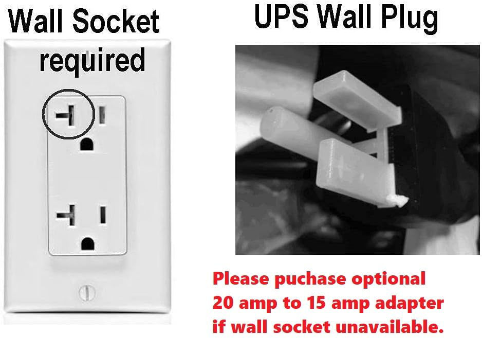 GetUSCart- OPTI-UPS TS2000E 2000va / 1200 Watts (USA 120 Volts) 3 Year ...