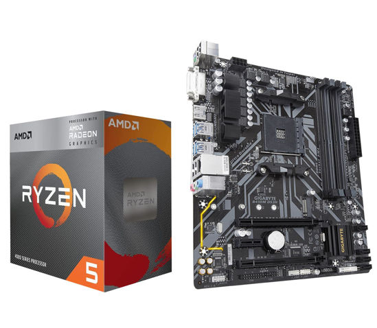 GetUSCart- INLAND Micro Center AMD Ryzen 5 4600G 6-Core, 12-Thread Unlocked Desktop Processor ...