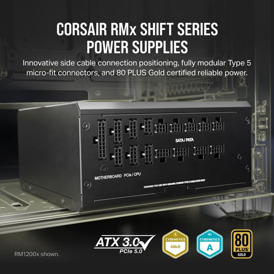 GetUSCart- Corsair RM1000x Shift Fully Modular ATX Power Supply ...
