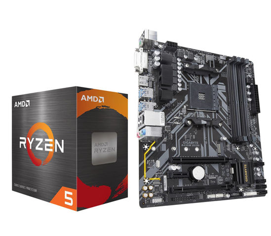 GetUSCart- INLAND AMD Ryzen 5 5500 6-Core 12-Thread Unlocked Desktop Processor Bundle with ...