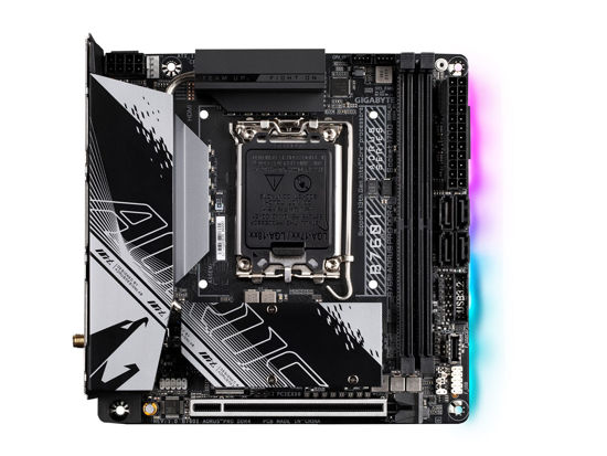 GetUSCart- GIGABYTE B760I AORUS PRO DDR4 (LGA 1700/ Intel/ B760/ Mini-ITX/ DDR4/ Dual M.2/ PCIe ...