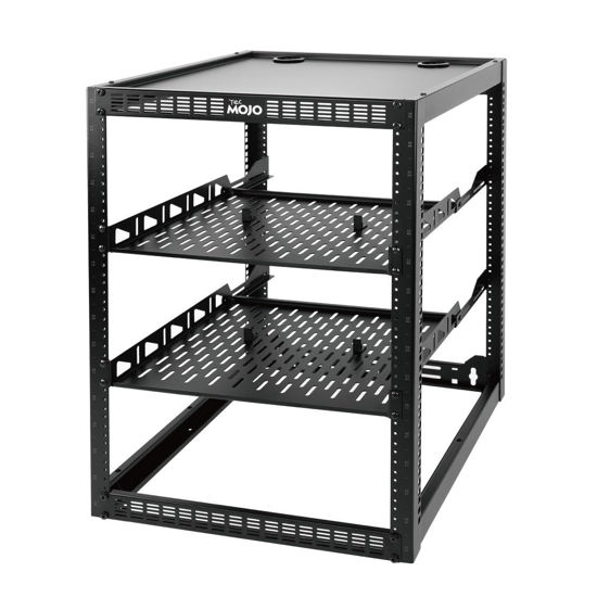 GetUSCart- Tecmojo 16U Open Frame Rack for Servers & AV Gear,Server Rack Floor Standing or Wall ...