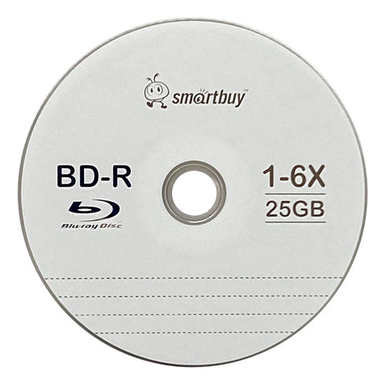GetUSCart- Smartbuy 600 Pack Bd-r 25gb 6X Blu-ray Single Layer Recordable Disc Logo Top Blank ...