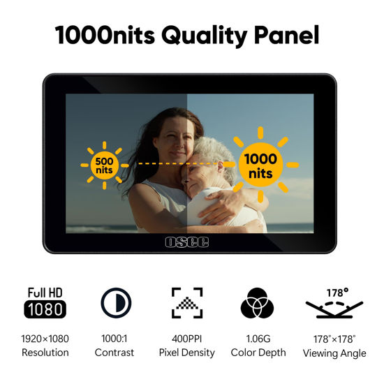 GetUSCart- Osee Lilmon 5 1000 Nits High-Bright 5.5 inch Touch Screen ...