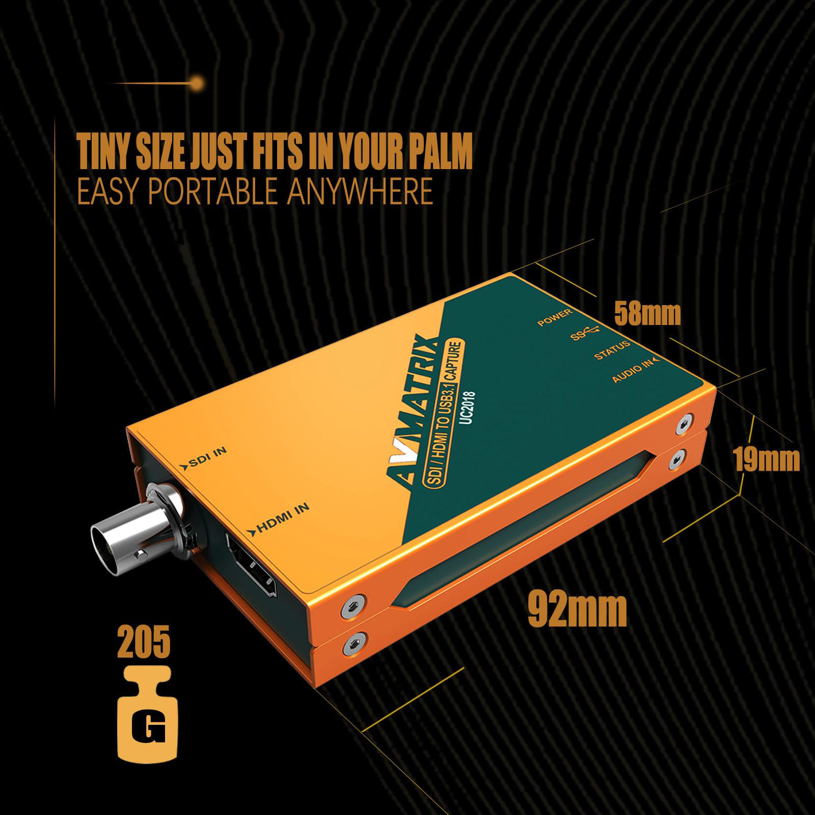 GetUSCart- Avmatrix SDI/HDMI to USB3.0 Video External Capture Card for ...