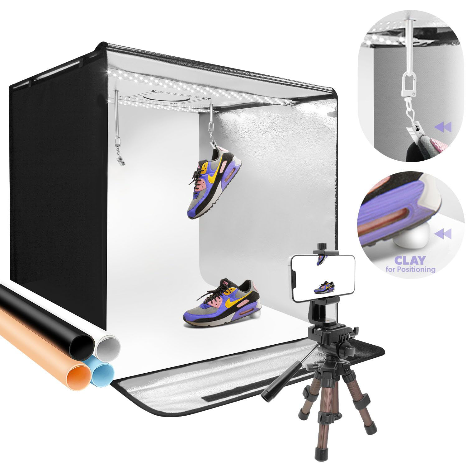 GetUSCart- LimoStudio 24" x 24" (New Gen. Model) LED Light Box Tent ...