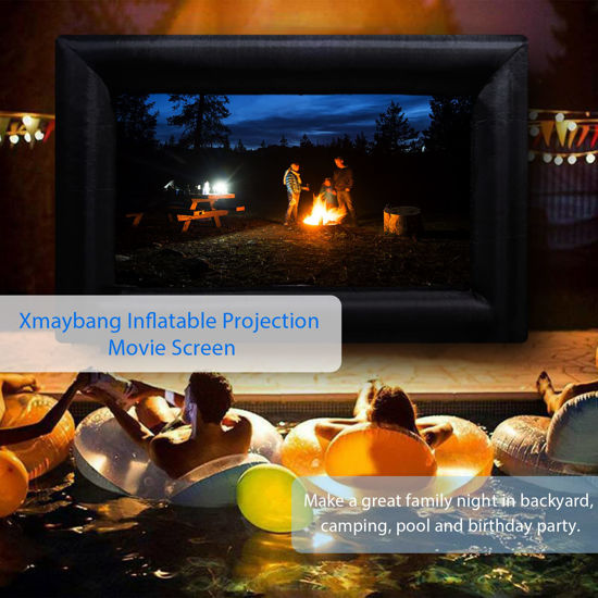 GetUSCart- Xmaybang 18ft Inflatable Movie Projector Screen, Outdoor ...