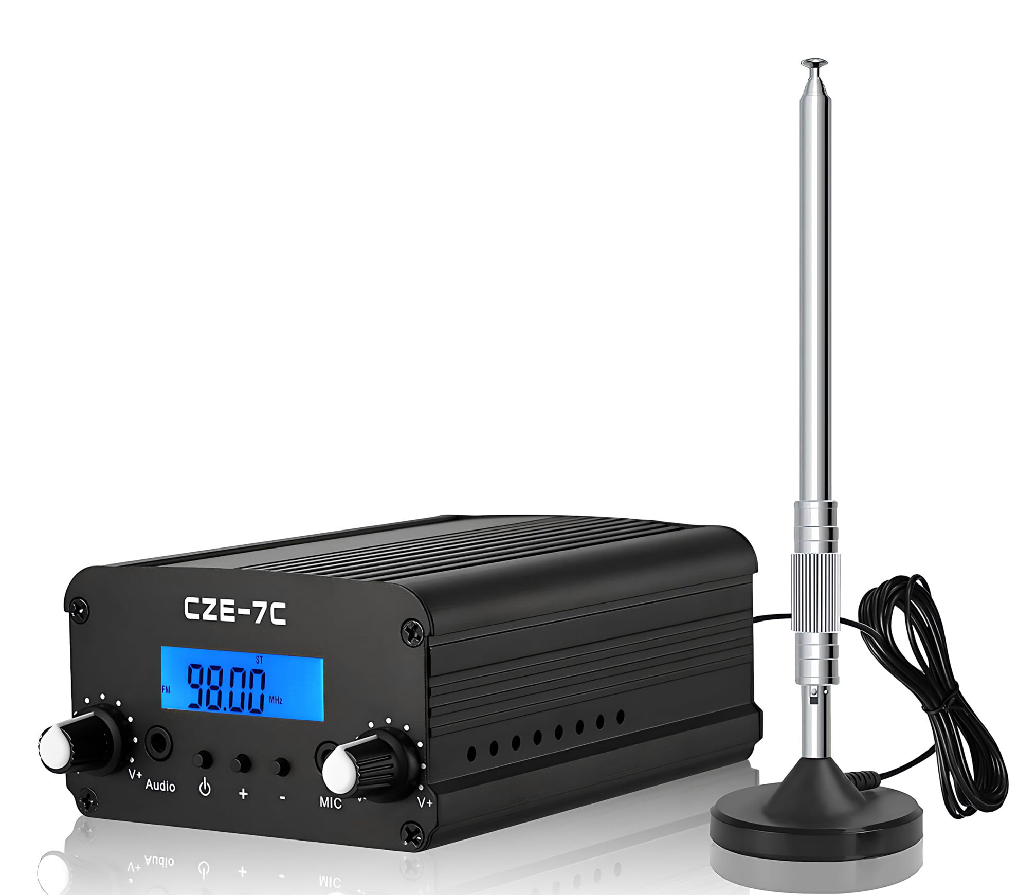 GetUSCart- CUIAMAO 7W 1W FM Transmitter for Church, Long Range FM ...