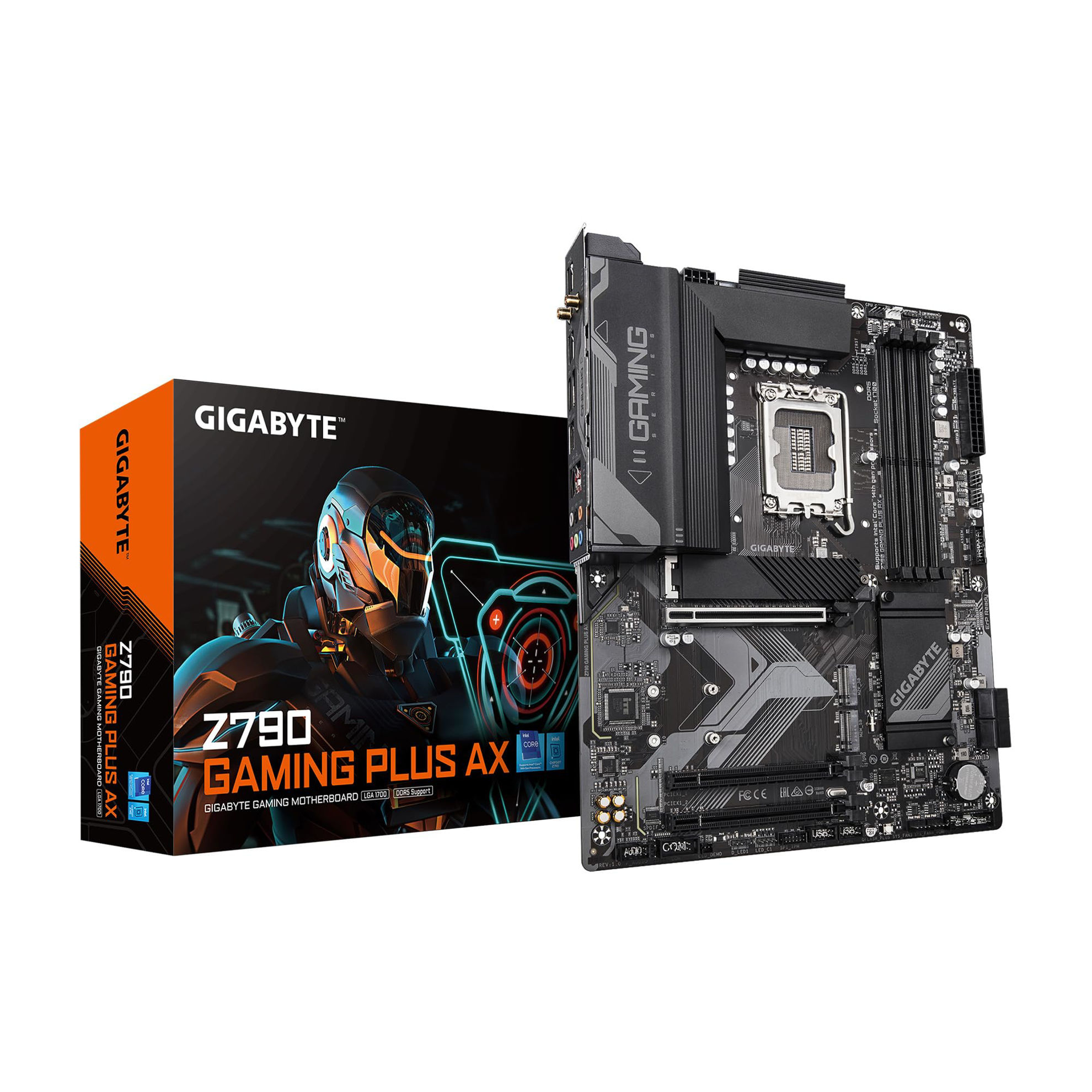 GetUSCart- GIGABYTE Z790 Gaming Plus AX LGA 1700 Intel Z790 ATX Motherboard with DDR5, Triple M ...