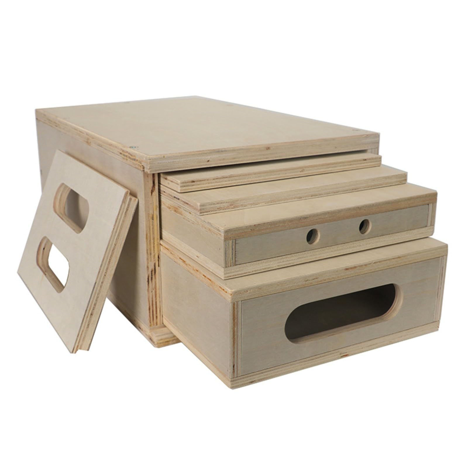 GetUSCart- lesolar Photography Apple Box Set of 5 Standard Wooden Apple ...