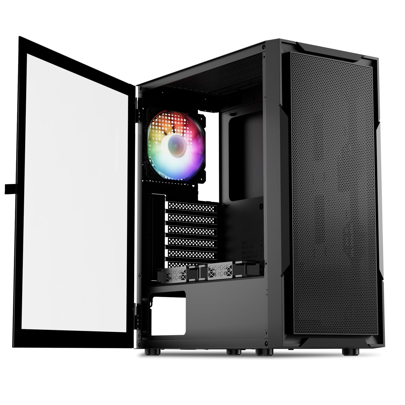 GetUSCart- DARKROCK A8-M Black Micro-ATX Mid Tower Computer PC Case for ...