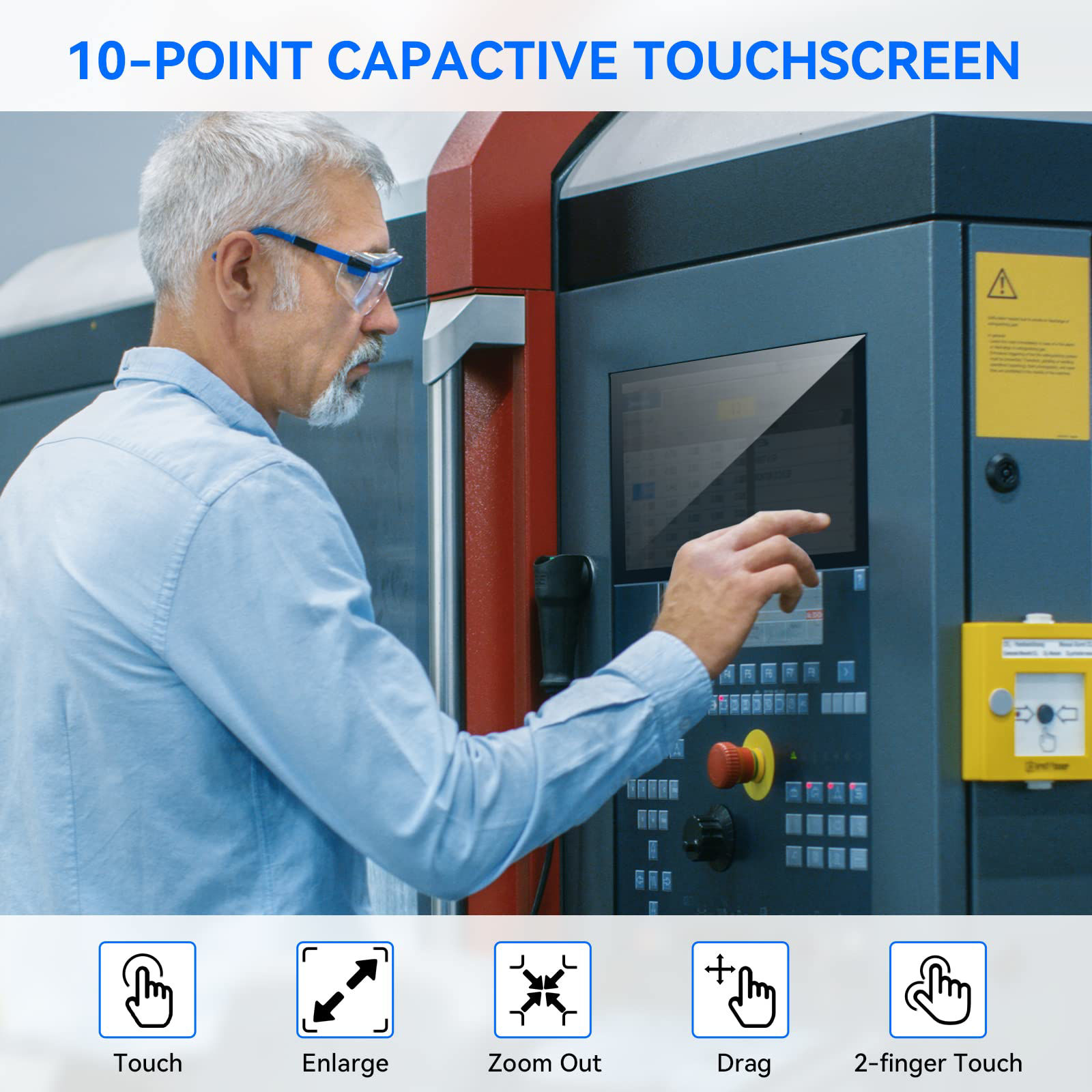 GetUSCart- Eyoyo 10 inch Touchscreen Monitor, Raspi Touch Screen, Small ...