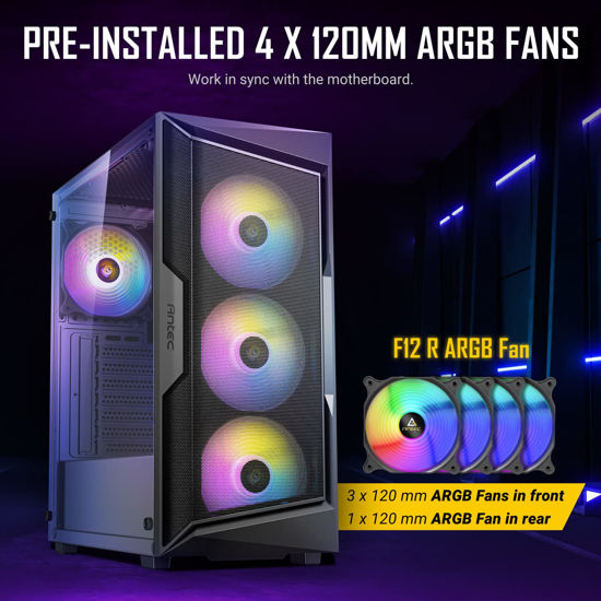 GetUSCart- ANTEC AX61 Mid-Tower ATX Gaming Case with Mesh Front Panel ...