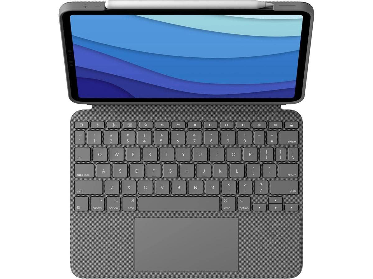 GetUSCart- Logitech Combo Touch iPad Pro 11-inch (1st, 2nd, 3rd, 4th ...