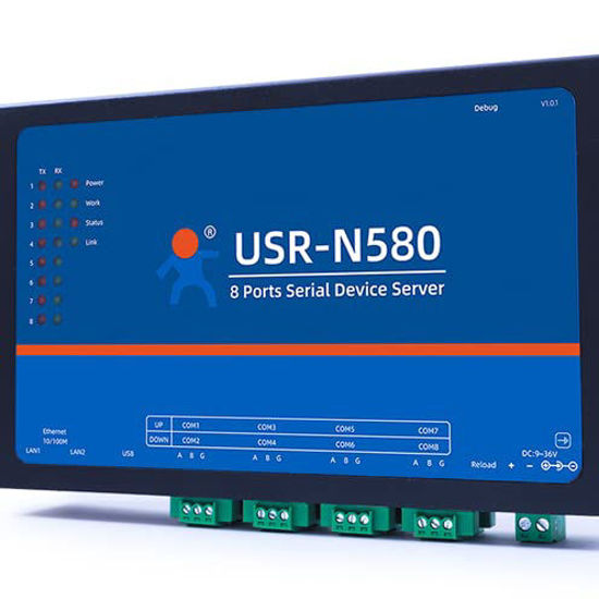 GetUSCart- Lubeby Smart USR-N580 8 Channels MQTT Modbus Gateway RS485 ...