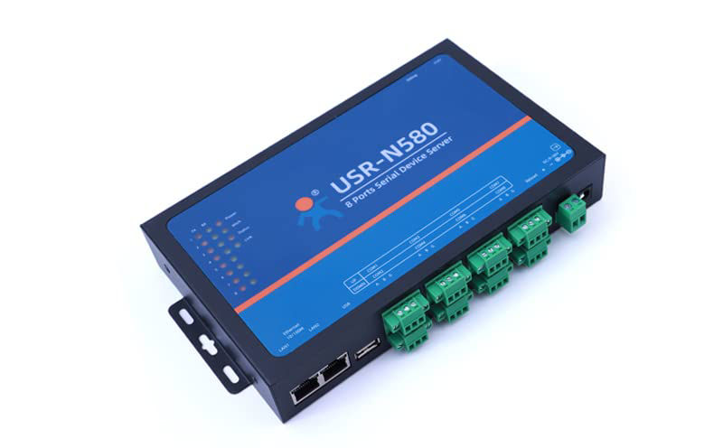 GetUSCart- Lubeby Smart USR-N580 8 Channels MQTT Modbus Gateway RS485 Serial to TCP/IP Ethernet ...