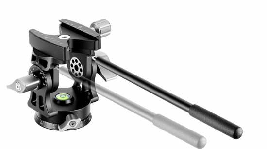 GetUSCart- LEOFOTO VH-30 Two-Way Panoramic Tele Lens Head w Handle Arca ...