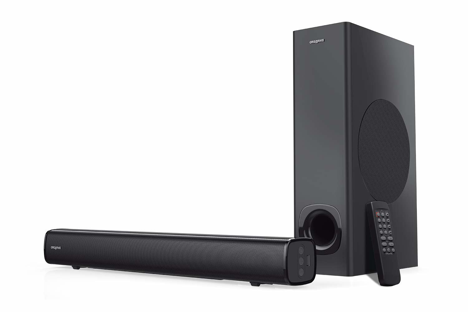GetUSCart- Creative Stage 2.1 Channel Under-Monitor Soundbar with ...