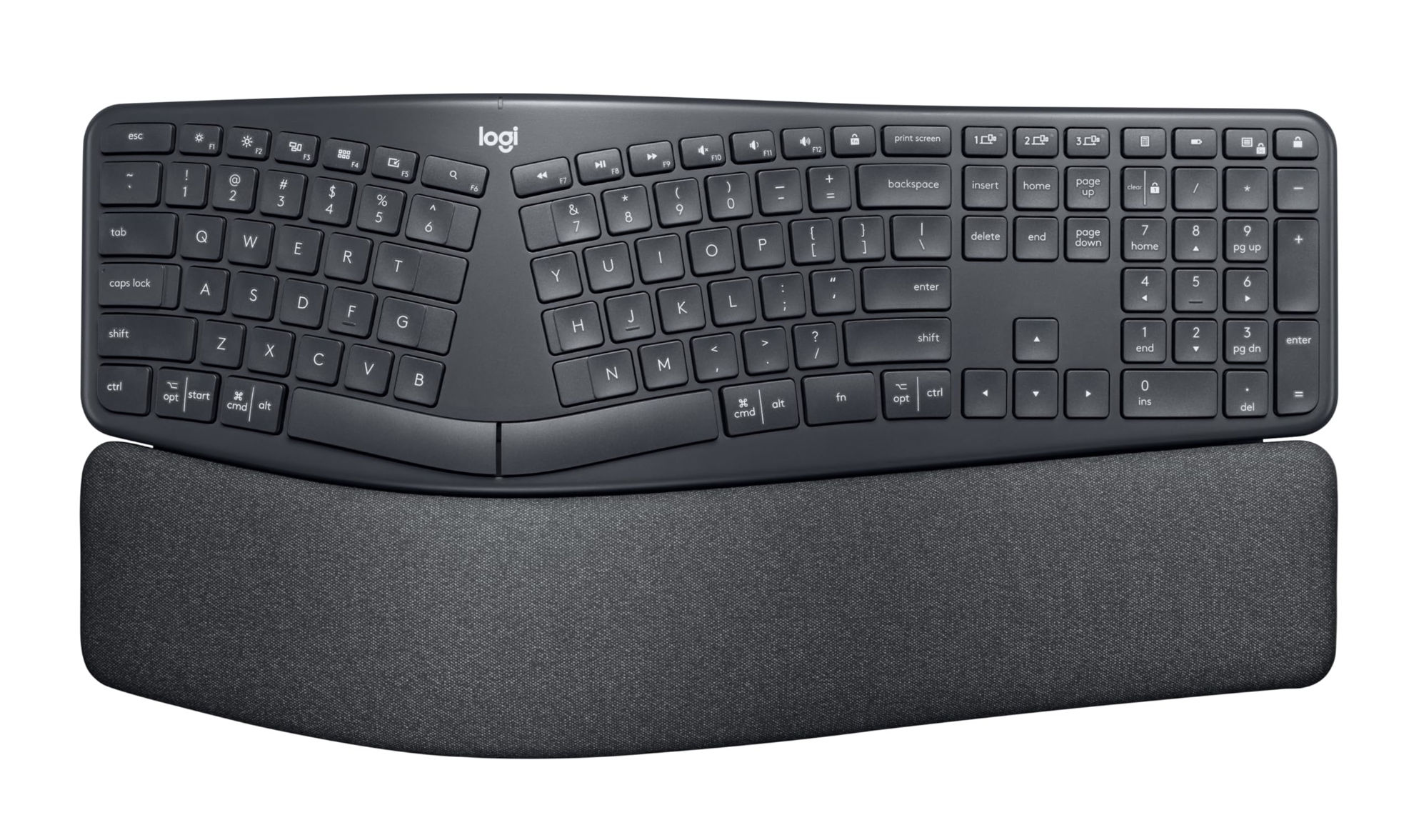 GetUSCart- Logitech ERGO K860 Wireless Ergonomic Qwerty Keyboard ...
