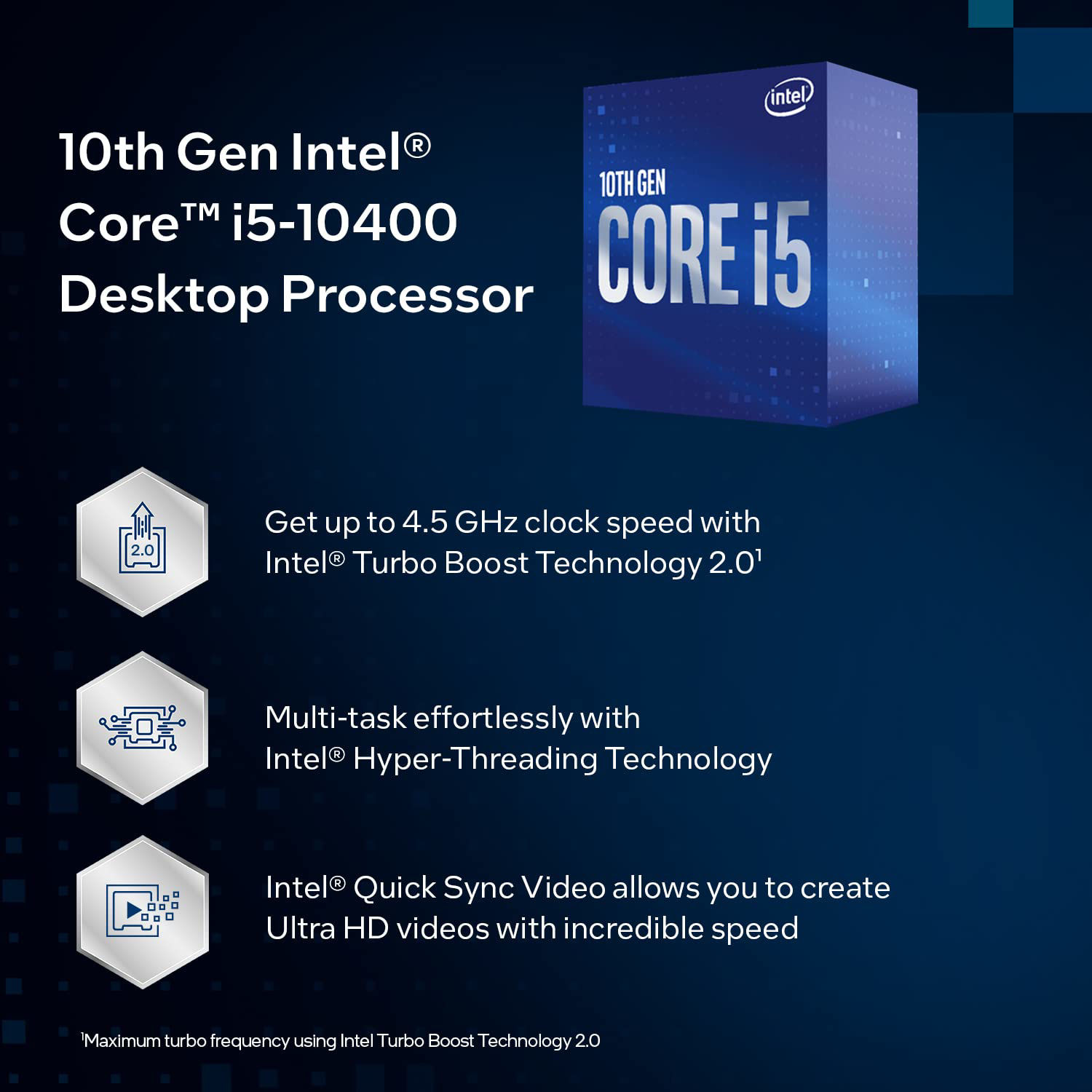 GetUSCart- Intel Core i5-10400 Desktop Processor 6 Cores up to 4.3 GHz ...