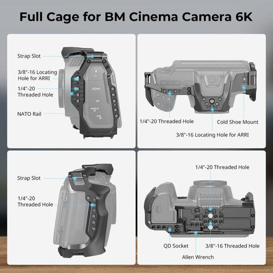 GetUSCart- SmallRig Camera Cage Basic Kit for Blackmagic Design Cinema ...