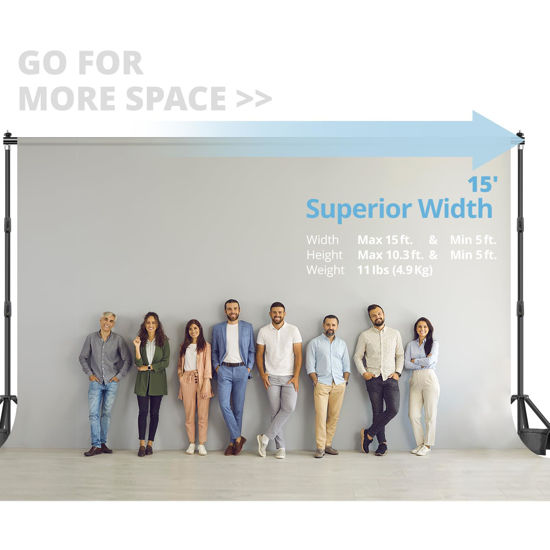 GetUSCart- LimoStudio [Super Heavy Duty] 15 x 10 ft. (W x H) Upgraded ...