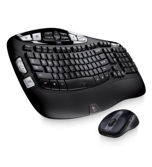 GetUSCart- Logitech MK550 Wireless Wave K350 Keyboard and Mouse Combo ...