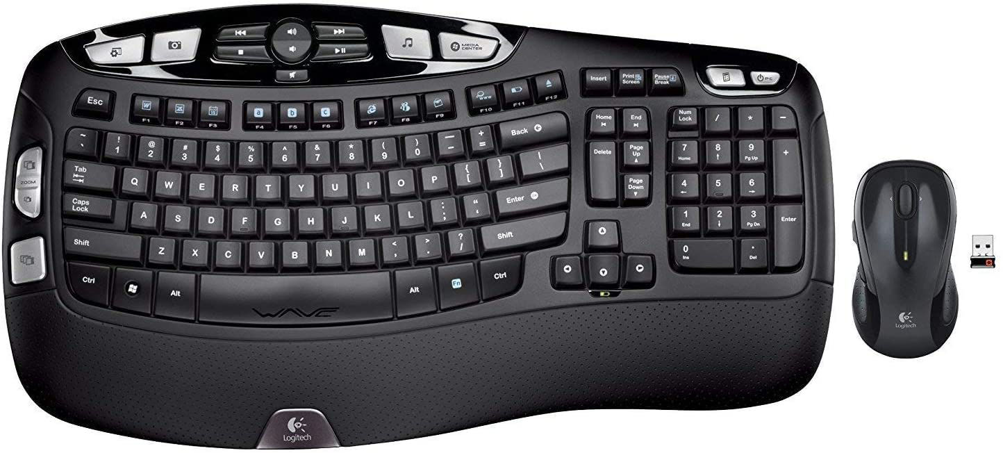 GetUSCart- Logitech MK550 Wireless Wave K350 Keyboard and MK510 Laser ...