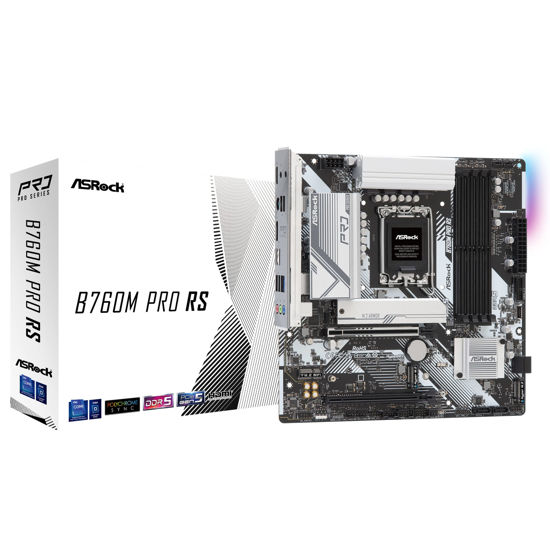 GetUSCart- ASRock B760M Pro RS Motherboard DDR5 7200MHz HDMI ...
