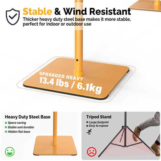 GetUSCart- ShowMaven Backdrop Stand, 8x10 ft Adjustable Photo Backdrop ...