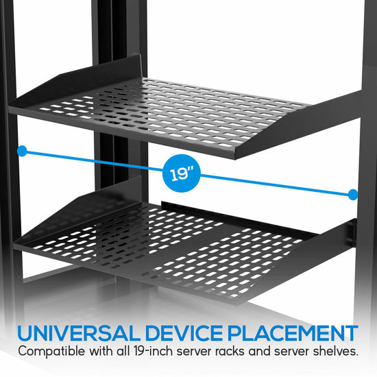 GetUSCart- Pyle 19-Inch 1U+2U Server Rack Shelves - Universal Device ...