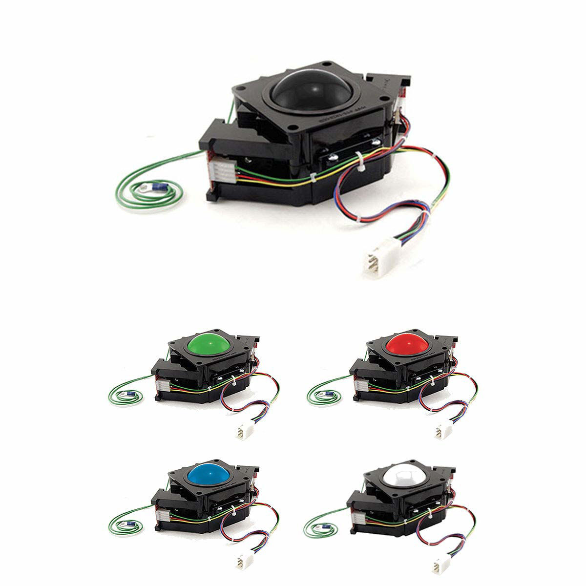 GetUSCart- Suzo Happ 3" Translucent Red Trackball Assembly - 56-0100-10T