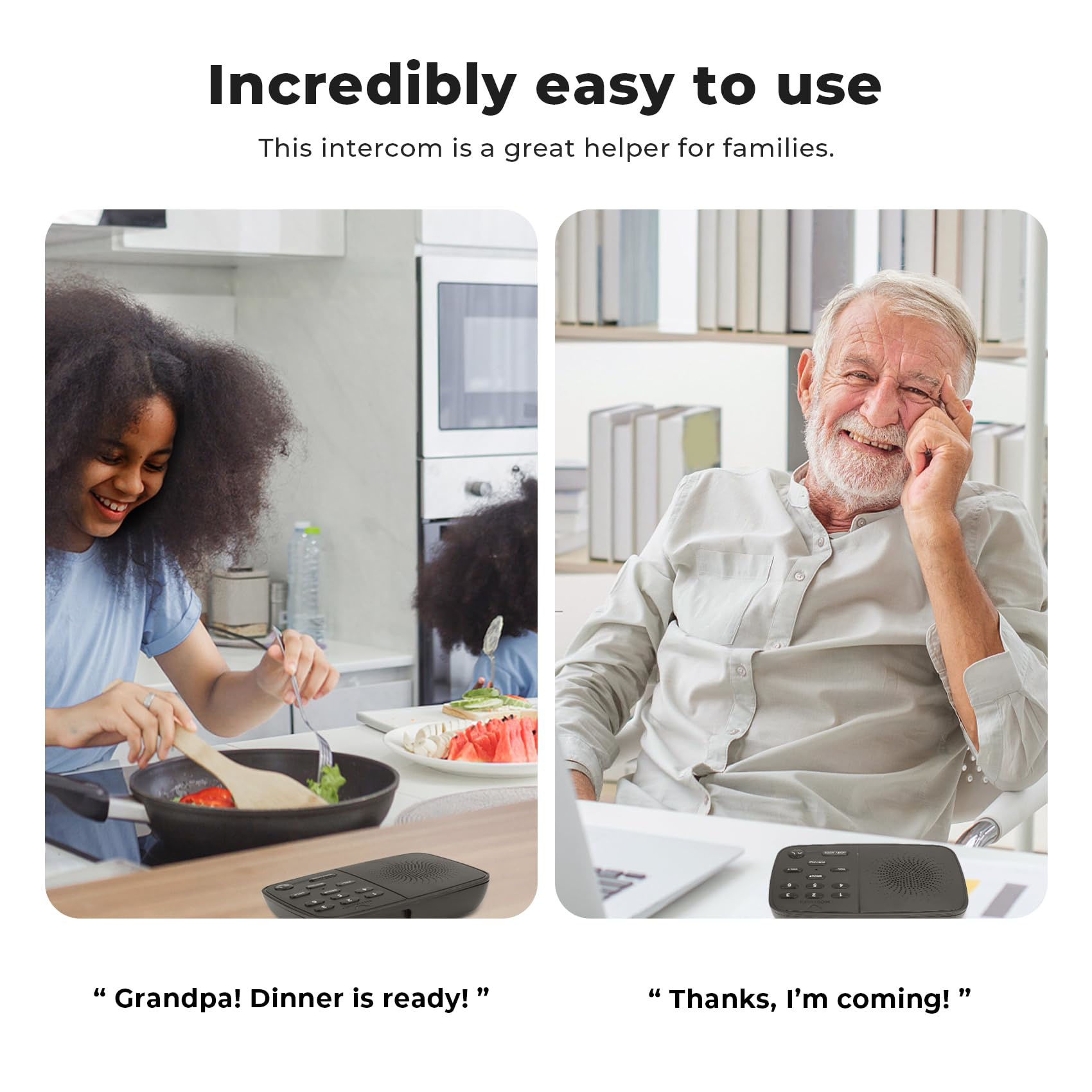 GetUSCart- Hosmart Intercoms Wireless for Home UltraSpeak Pro, 2024 ...