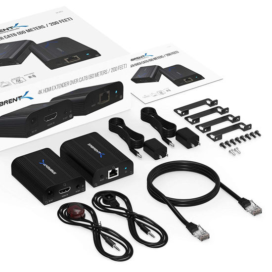 GetUSCart- SABRENT 4K HDMI Extender Over CAT6 (60 Meters / 200 feet ...
